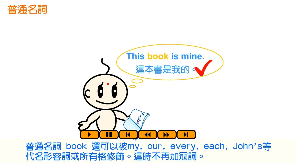 英语动画-普通名词