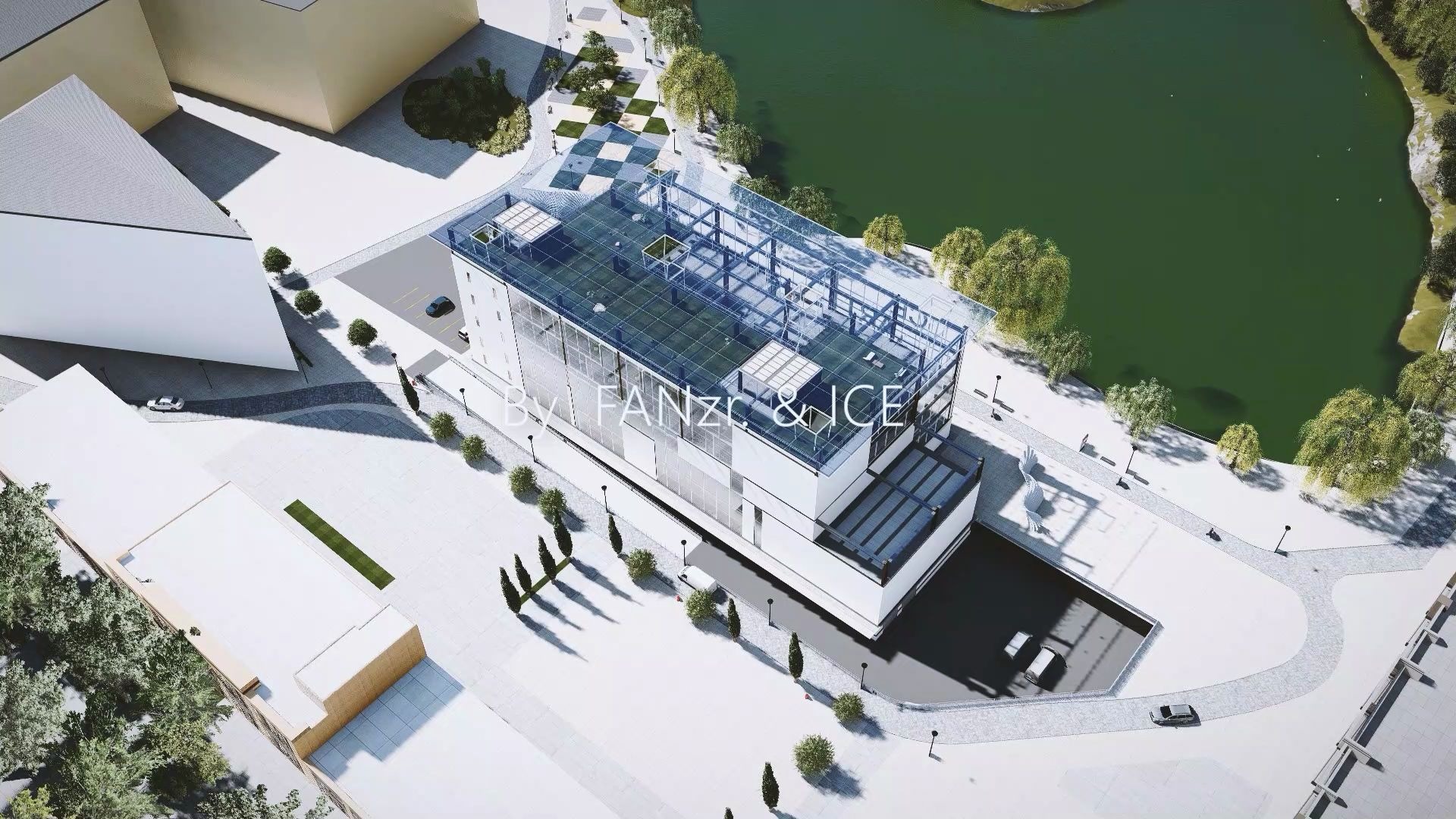 建筑工程综合实训大楼展示视频