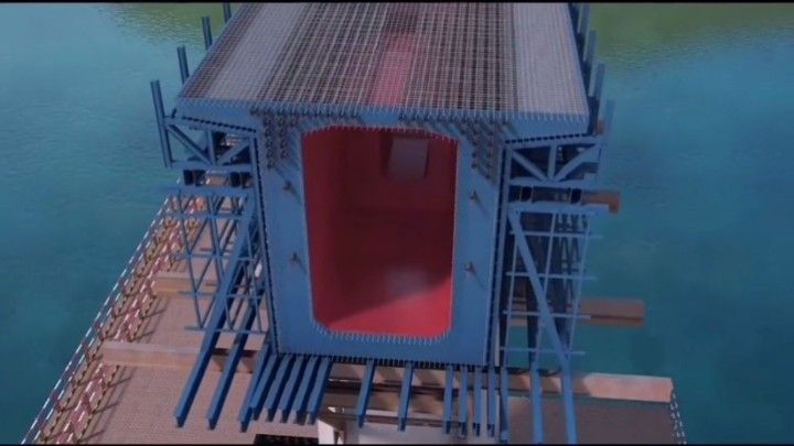 桥梁工程,预应力筋及管道安装工艺流程,3D动画演示!