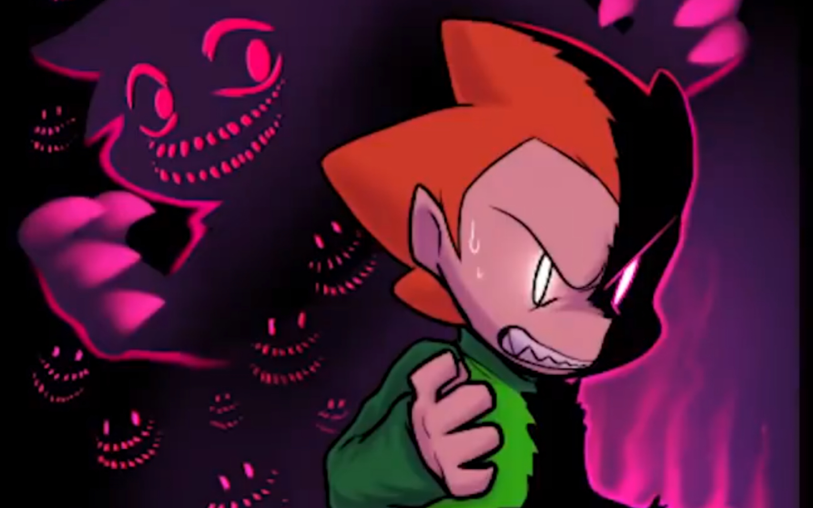 FNF腐化模组HD版Pico全阶段(熟肉)_音游热门视频