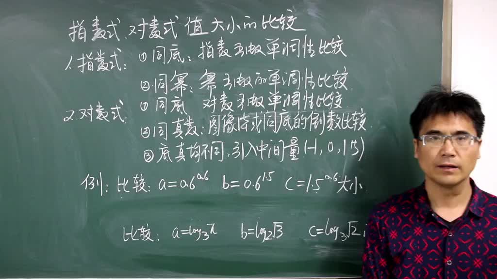 指数式和对数式值的大小比较方法,总结给大家,希望能帮助到同学们。...