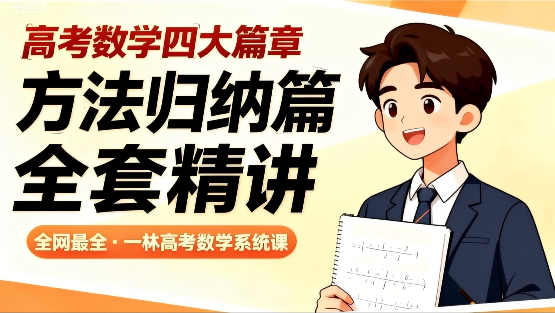 方法归纳篇·26高考数学一轮二轮复习精讲全套课程知识点大盘点解法...