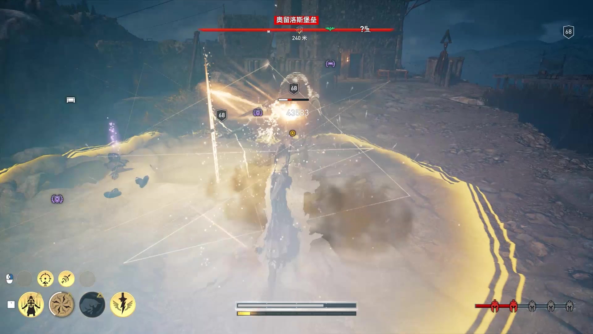 《刺客信条:奥德赛》噩梦难度—用最炫酷的技能打最狠的架