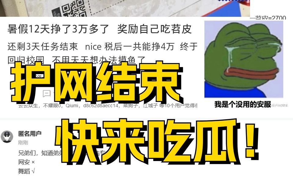 我只是个没用的安服仔!大学生日薪2700的苕皮哥,网安界的翟天临,一战...