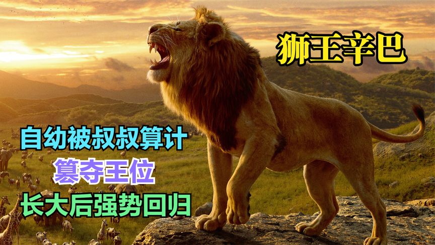 看过狮子王动画片的,年龄不止30了吧?回顾经典!