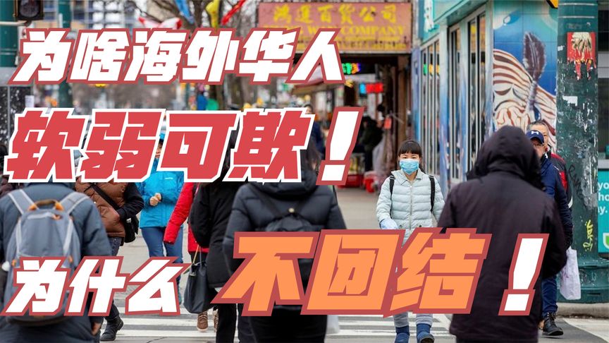 为什么海外华人的形象总是软弱可欺,海外华人真的软弱,不团结吗