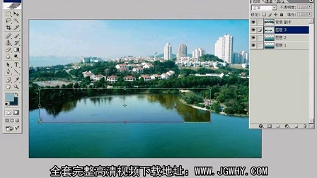 ps园林景观设计教程_效果图后期制作_水(照片合成倒影)