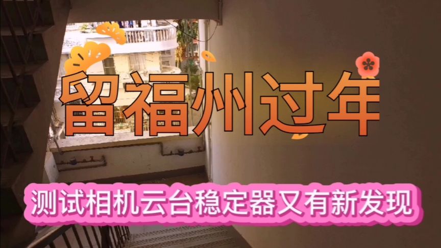 留在有福之州过年,测试相机云台稳定器又有新发现