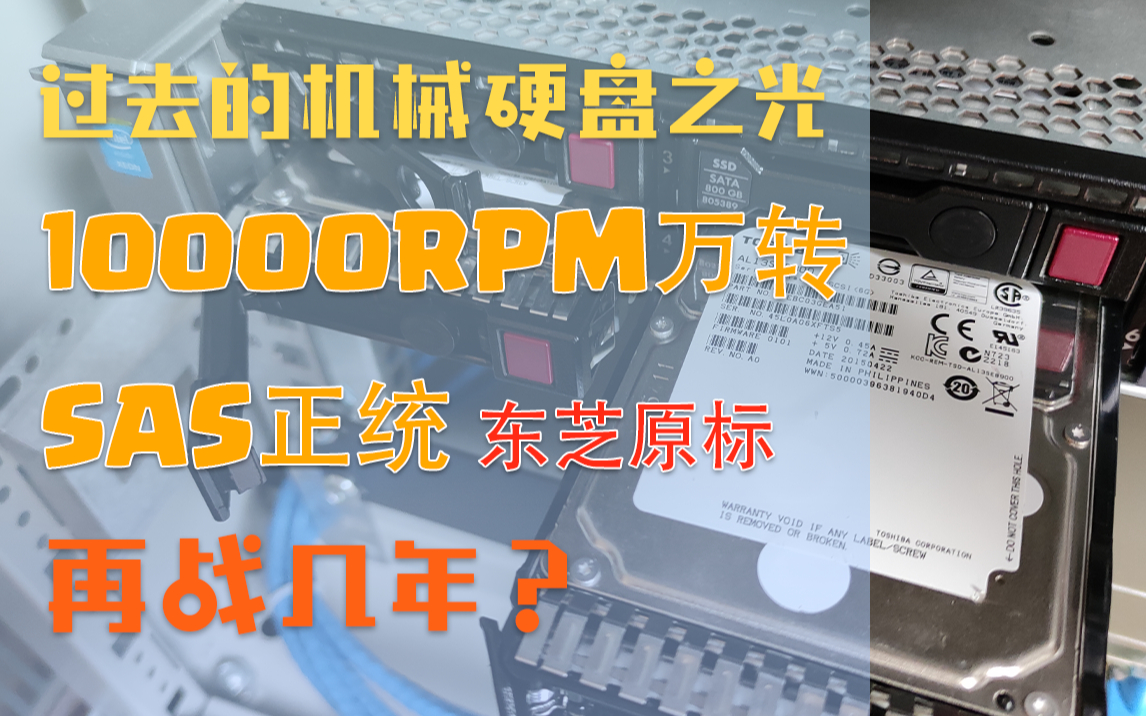 【捡垃圾】50块的东芝万转SAS硬盘AL13SEB300能上否?
