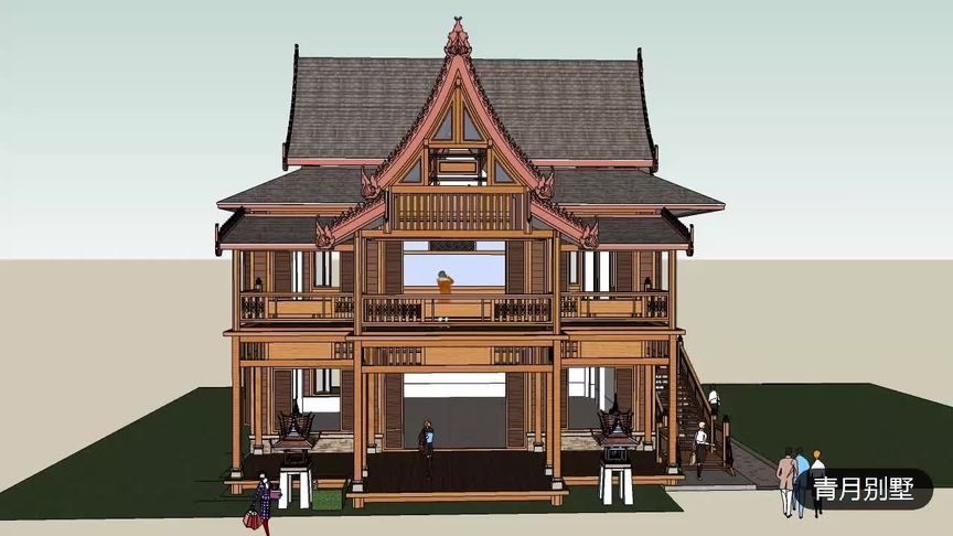 传统民俗建筑,木结构,富有特色
