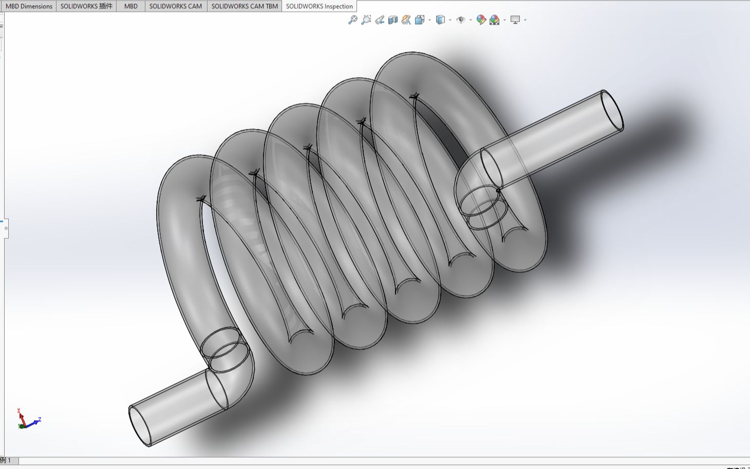基于Solidworks螺旋管建模-上个Fluent螺旋管换热模拟视频中螺纹管的...