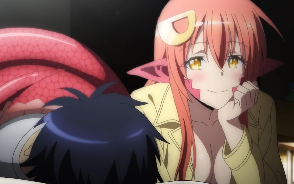 动漫里面的魔物娘,喜欢缠绕你的蛇娘你受的了吗?