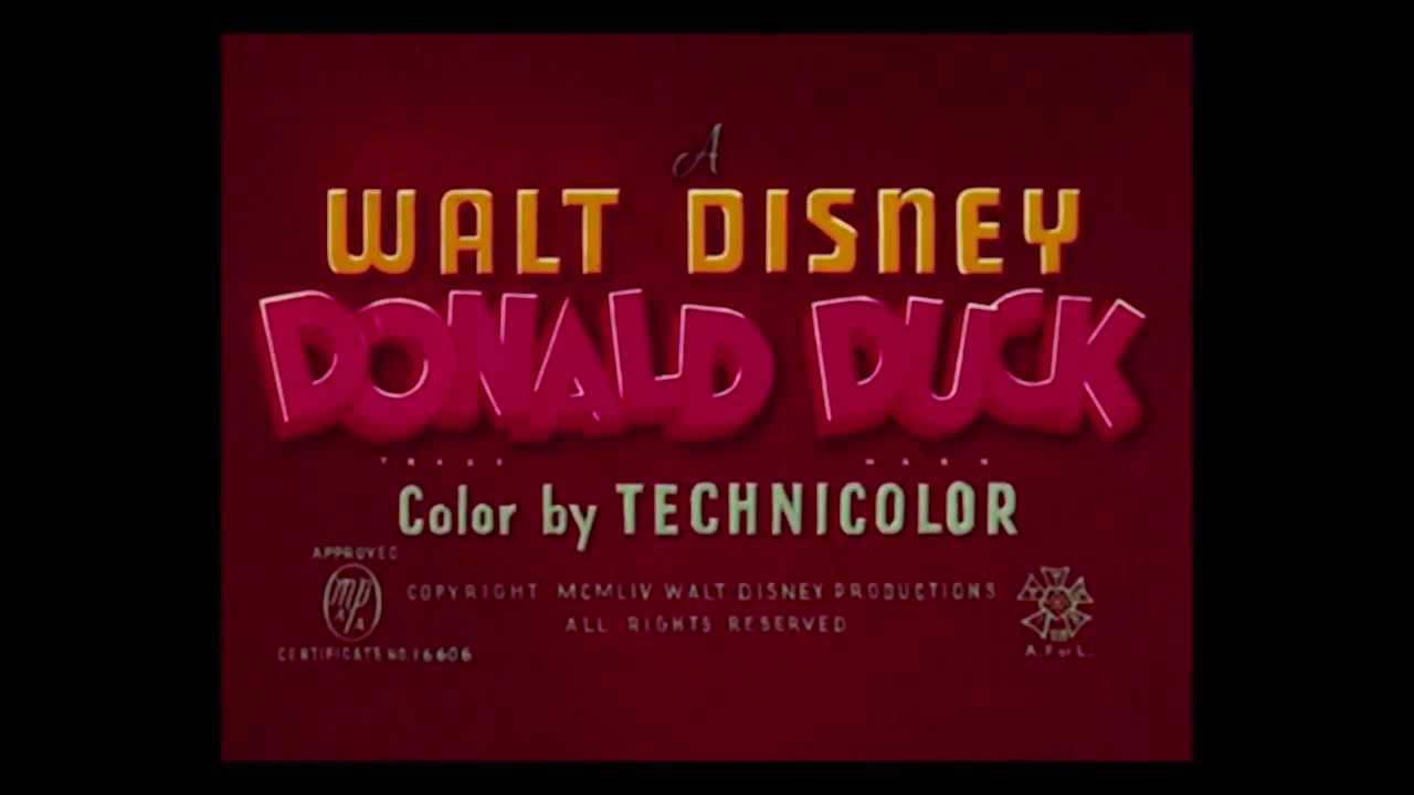 【搬运】迪士尼动画短片原版OP+ED:Dragon Around(1954)