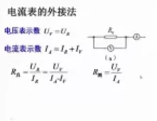 物理微课-电流表的内外接法