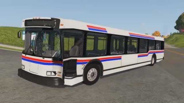 BeamNG模拟汽车卡车公交碰撞车祸