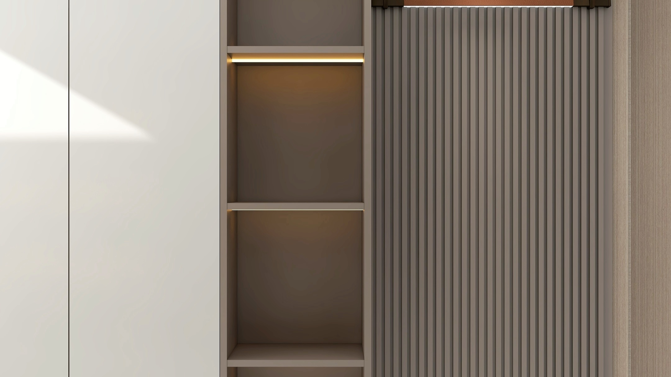 入户就是客厅,想要做玄关鞋柜就这么设计吧。好看又实用。