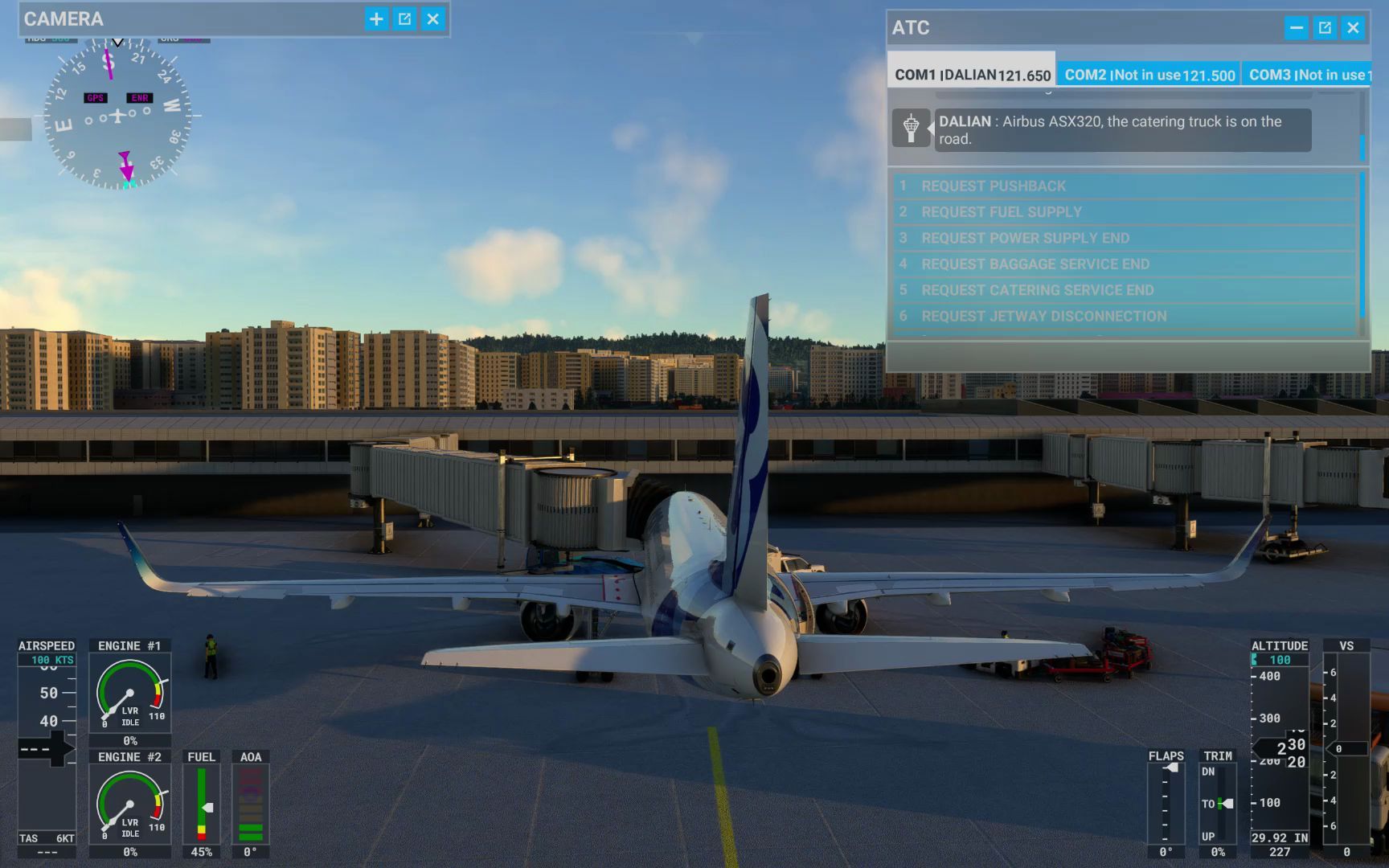 【模拟飞行MFS2020】大连返回北京FBW A320