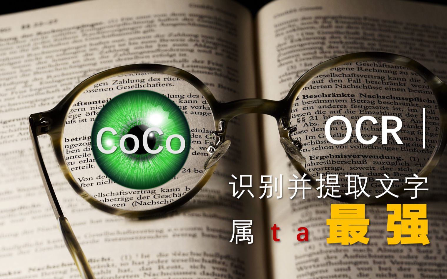 效率│CoCo│识别提取,属它最强
