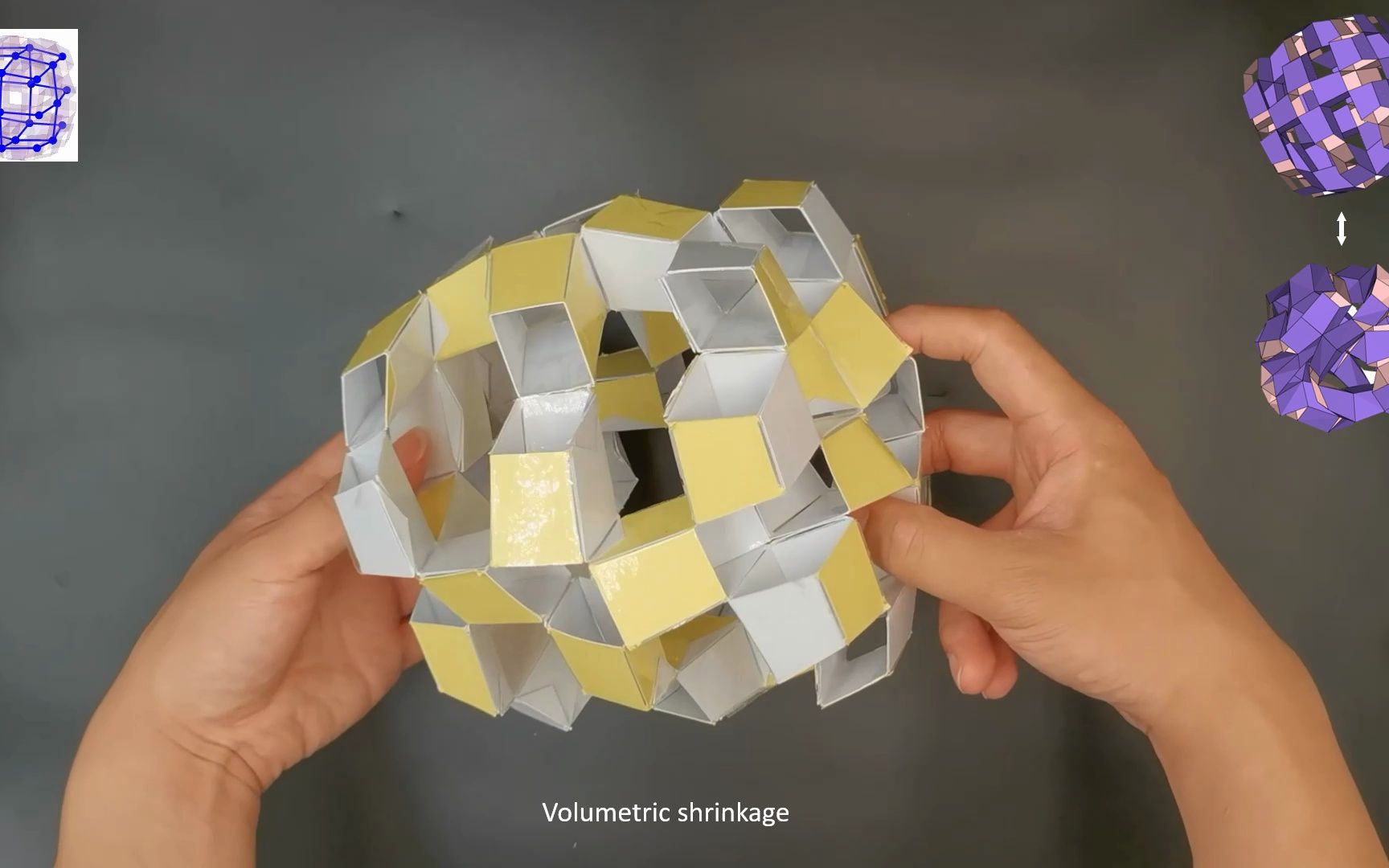 上海交通大学密西根学院:三维可重构曲线模块化折纸结构的逆向设计