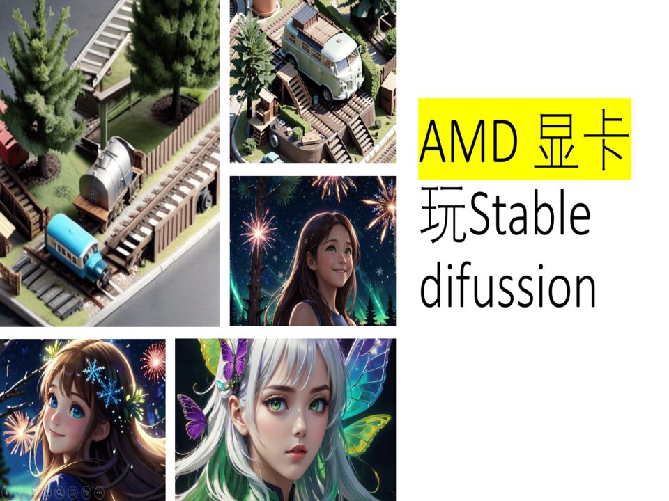 新手必看 AMD显卡使用Stable Diffusion完全指南