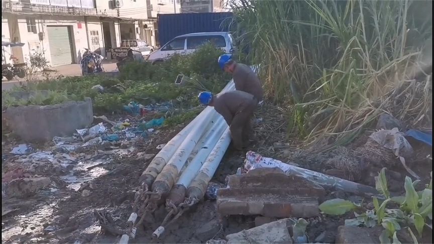 非开挖牵引管拖拉管施工