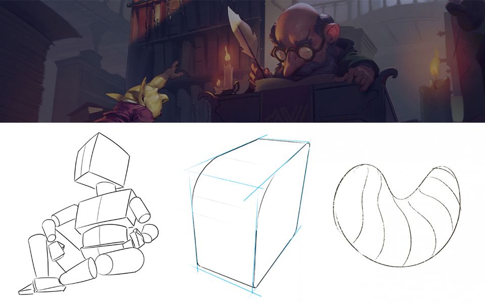 【素描】Antonio《在线绘画课程》(中英双字)