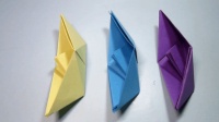 简单的纸船折纸 如何用正方形纸折纸小船