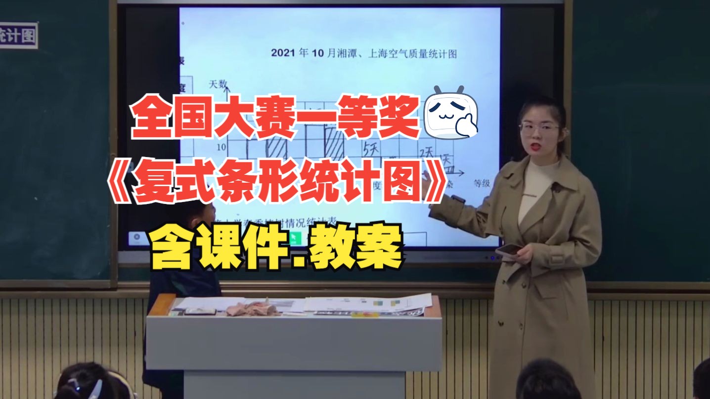 最新!四年级下册《复式条形统计图》优质课公开课优质课【省赛一等...