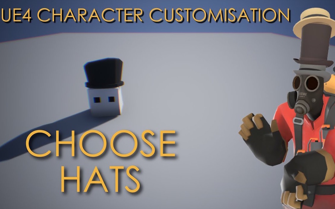 交换Costmetics UE4 :虚幻引擎4字符自定义