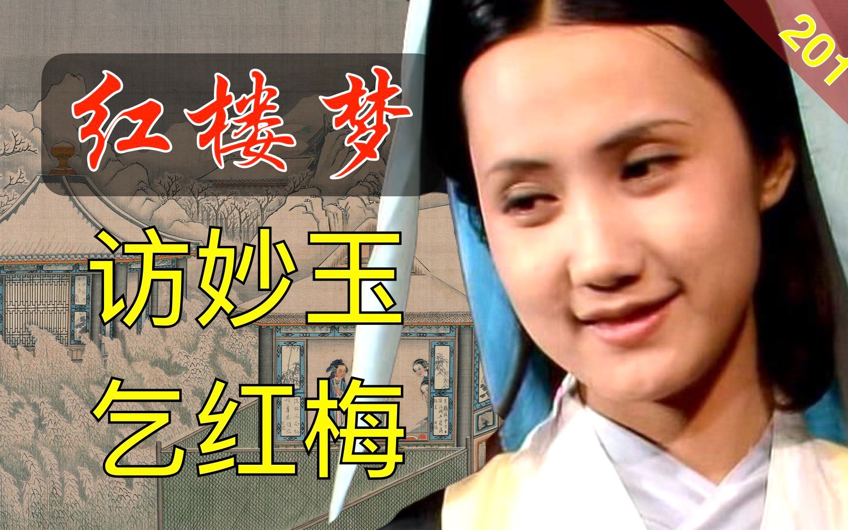 【201】你知道宝玉怎么找妙玉要到红梅花吗?红楼梦50回叁