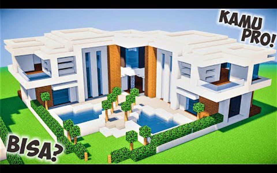 【Rauntzent】Minecraft我的世界 现代别墅建造教程(授权搬运)