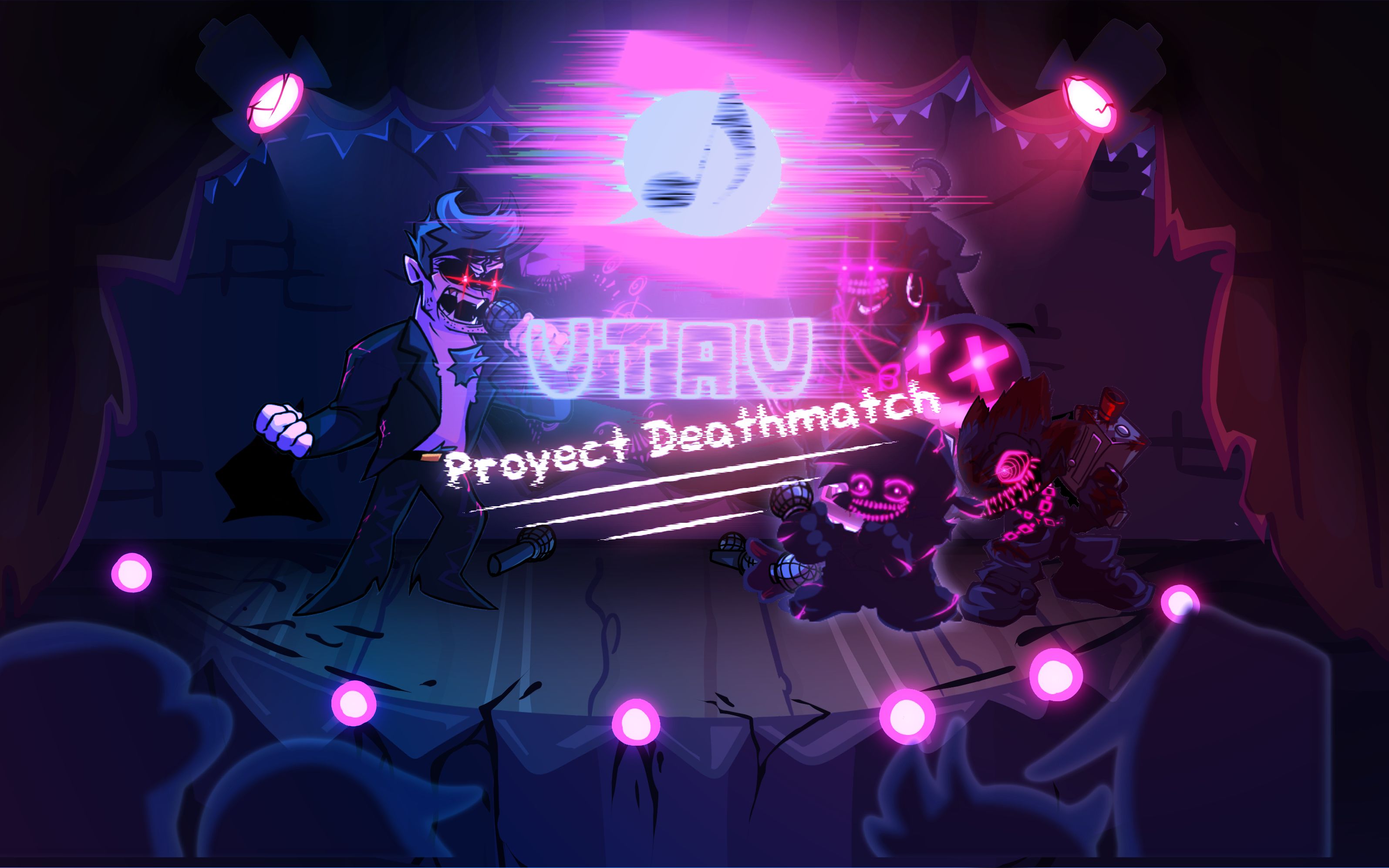 绝命决逐重制版,但是我是用UTAU来调音【萌福/FNF】DEATHMATCH ...