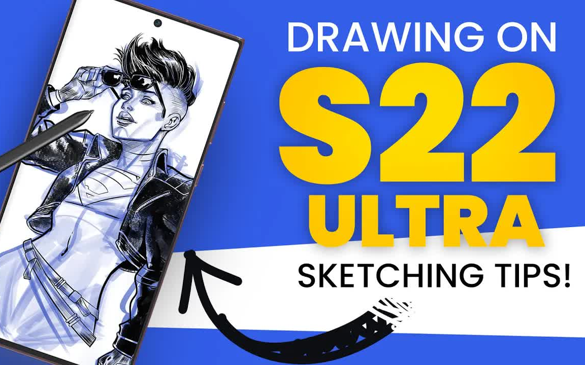 用Clip Studio 手机版(Mobile版)在 S22 Ultra三星手机上画画