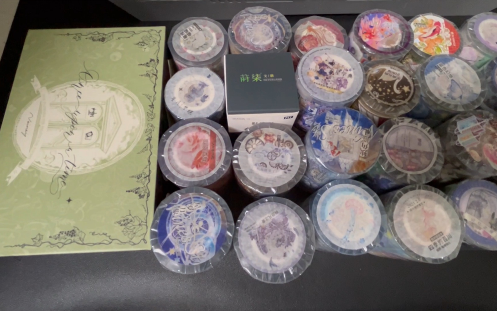 手帐胶带整卷原价自选特材有绑定1+1(和纸)/2(pet)+2(水晶),一组运费包...