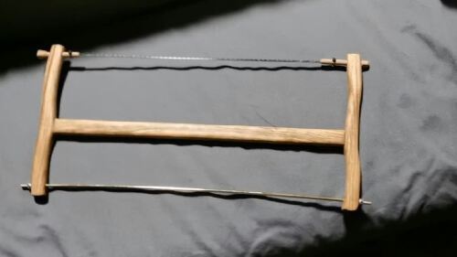 致敬金典 我居然制作了一把老底子的木工框锯 千金不卖