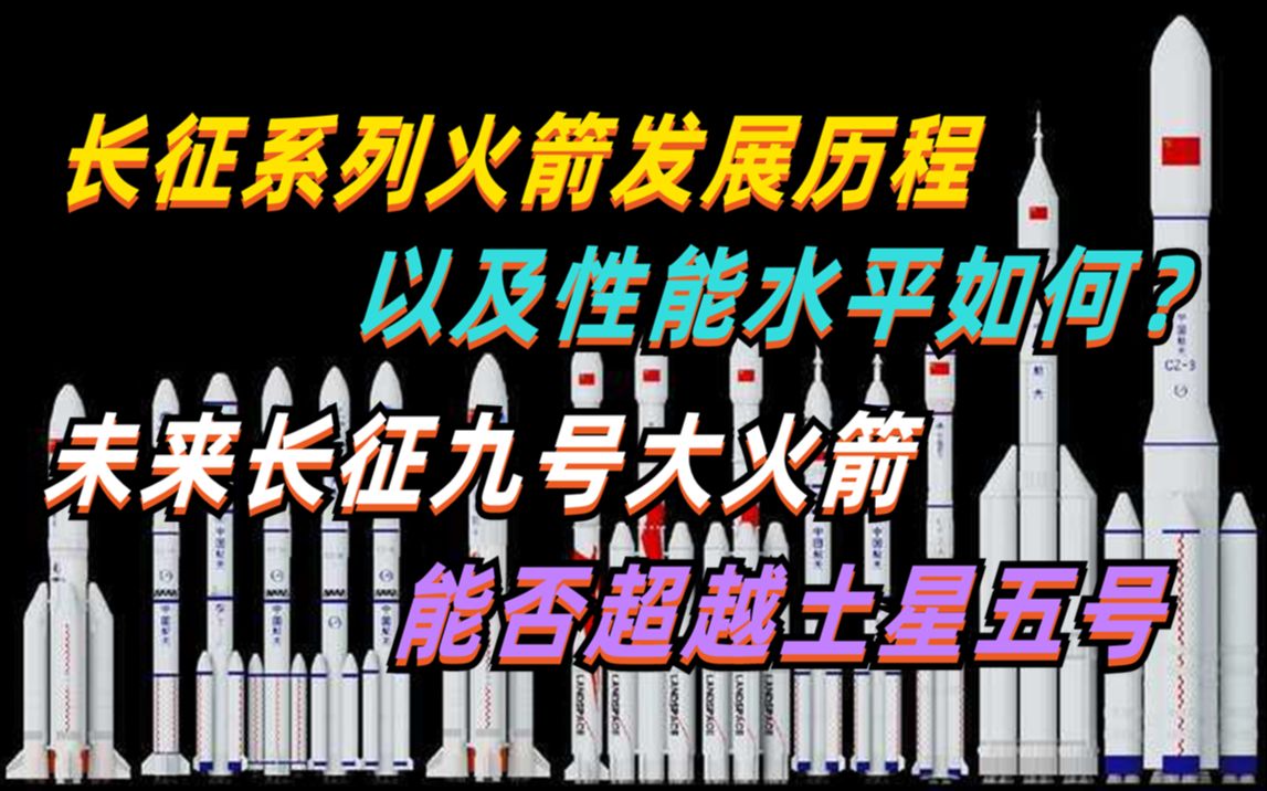 硬核:长征系列火箭发展历程及水平如何?长征九号能否超土星五号