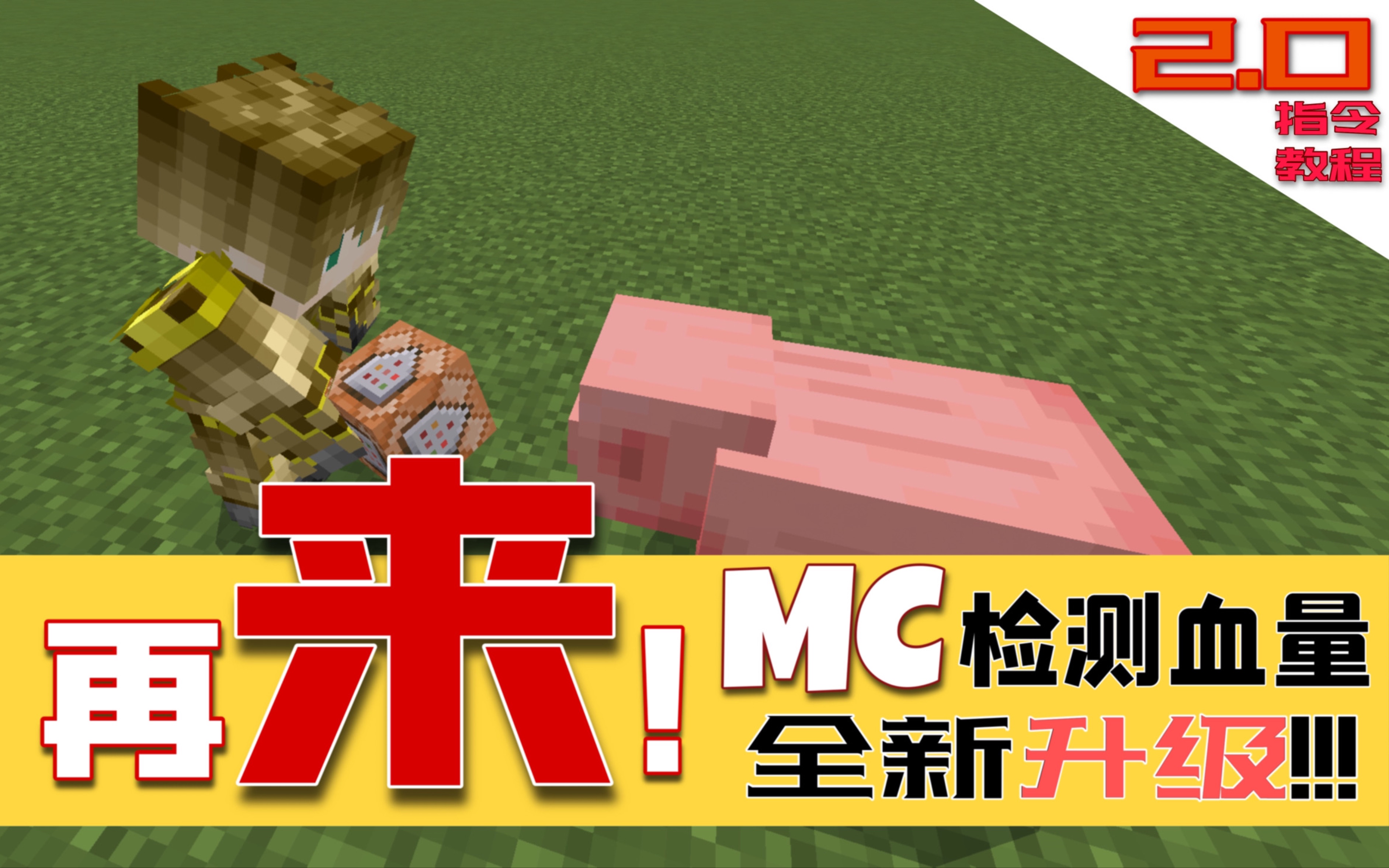 网易MC|纯指令检测血量-大升级!【/Damage】