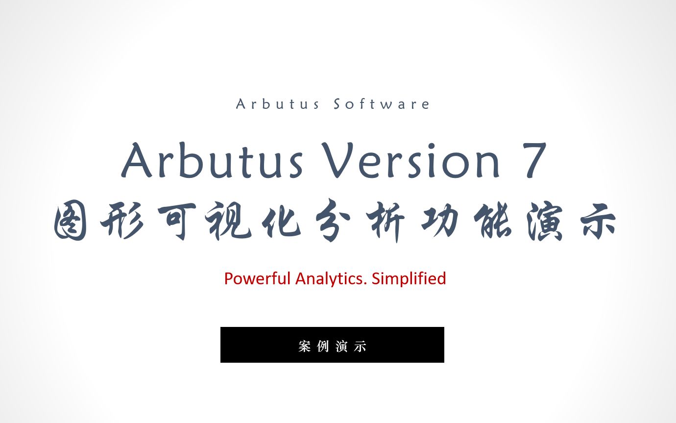 Arbutus图形可视化分析功能演示_审计数据分析
