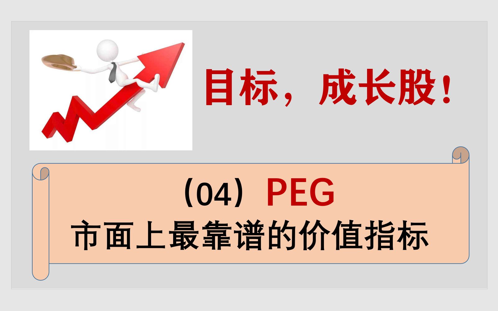 目标,成长股(04):PEG指标(上)