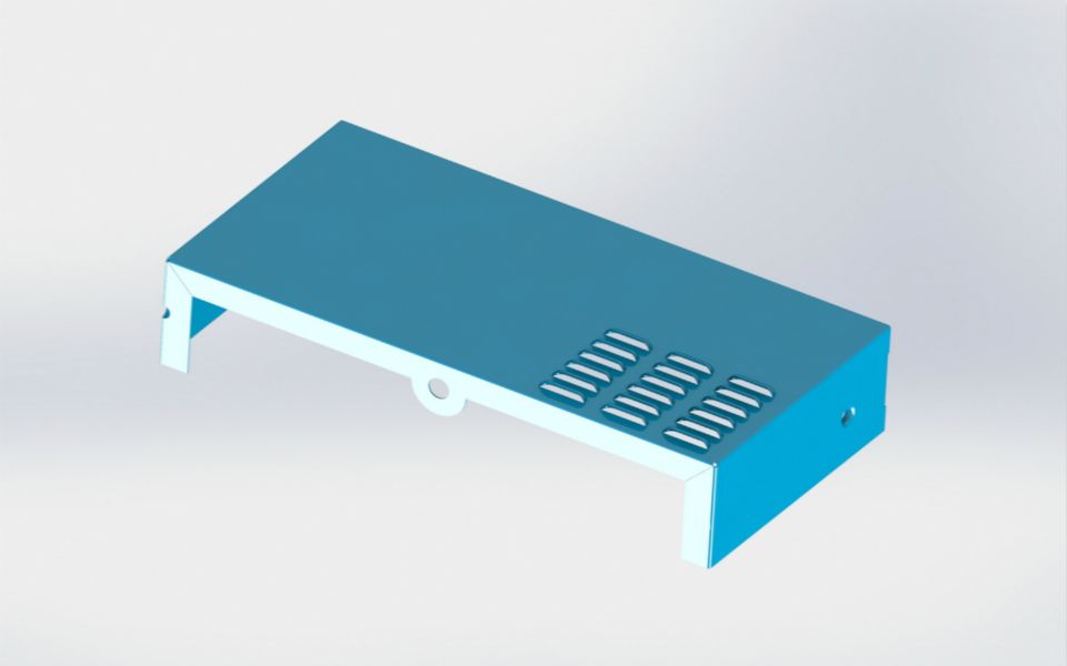 SolidWorks软件教程:电脑机箱钣金壳体绘制