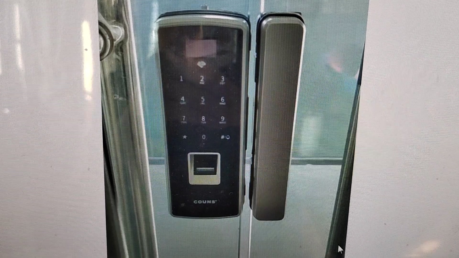 COUNS玻璃门门禁机密码重置
