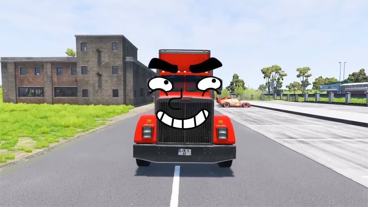 儿童喜欢的赛车总动员玩具车和小汽车伙伴们的趣味滑行比赛的游戏