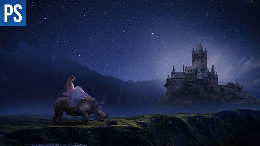 Photoshop教程!最后这不再是图片,而是史诗般的超现实故事!