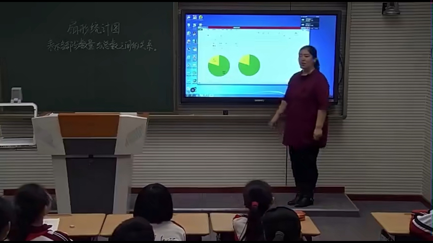 六上人教版数学公开课《扇形统计图》国赛一等奖 视频加课件加教案