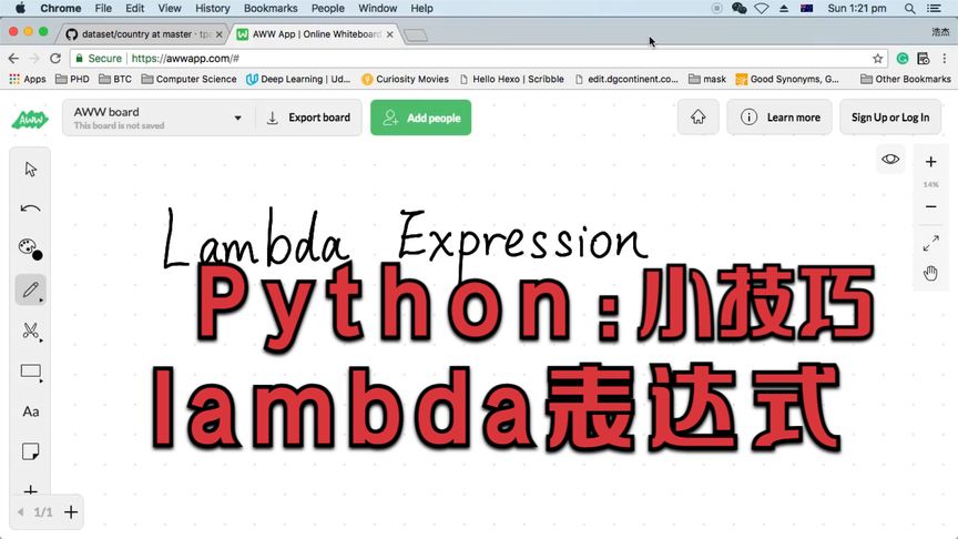 Python小技巧:lambda表达式