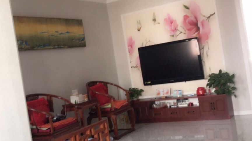 这是我家的客厅开放式厨房