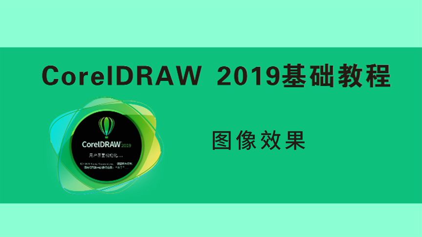 【平面设计】CorelDRAW 2019基础教程-图像的效果