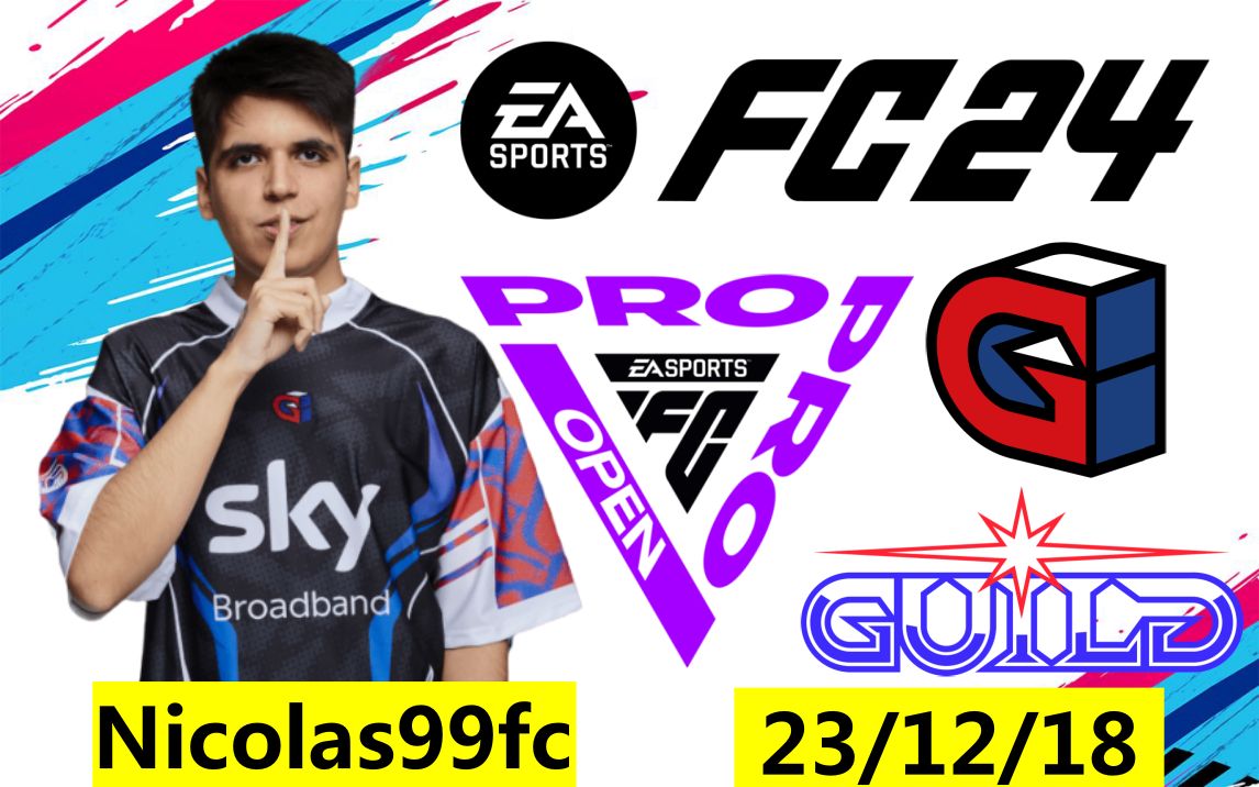 FC24丨Nicolas99fc丨23/12/18丨FC Pro 12月线上职业天梯赛积分赛丨...