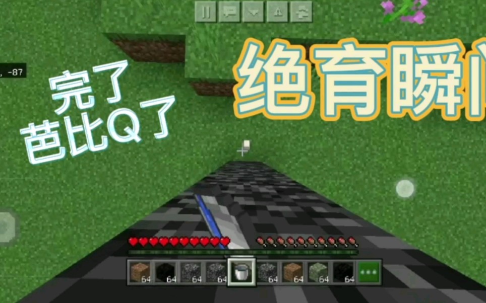 绝育瞬间_哔哩哔哩bilibili_我的世界