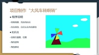 scratch一级1.4大风车转啊转